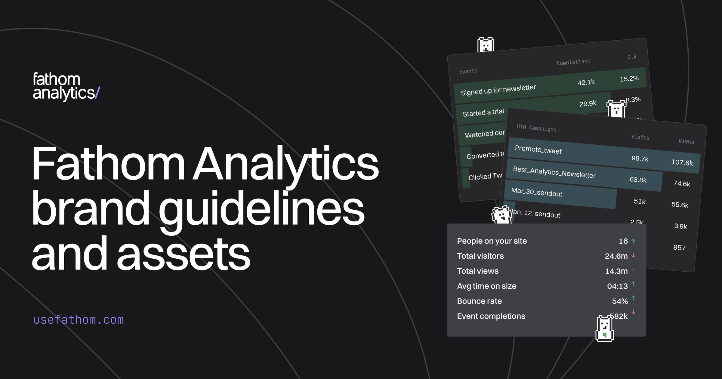 Fathom Analytics brand guidelines and assets